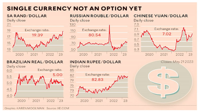 Les conditions pour une monnaie des BRICS