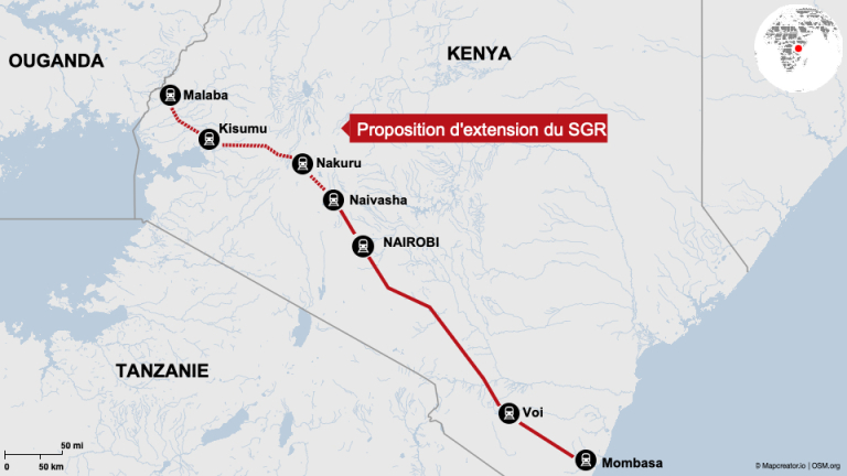 Le Kenya en quête de financement chinois pour l'extension du SGR