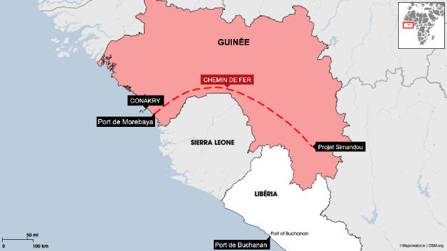 Quinze milliards USD seront investis dans le développement de Simandou ...