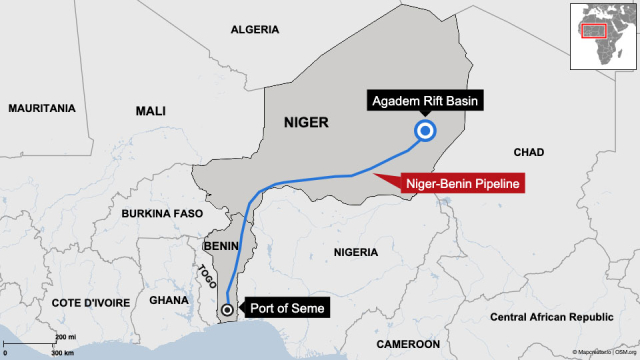 Niger : L'armée va sécuriser le pipeline de la CNPC